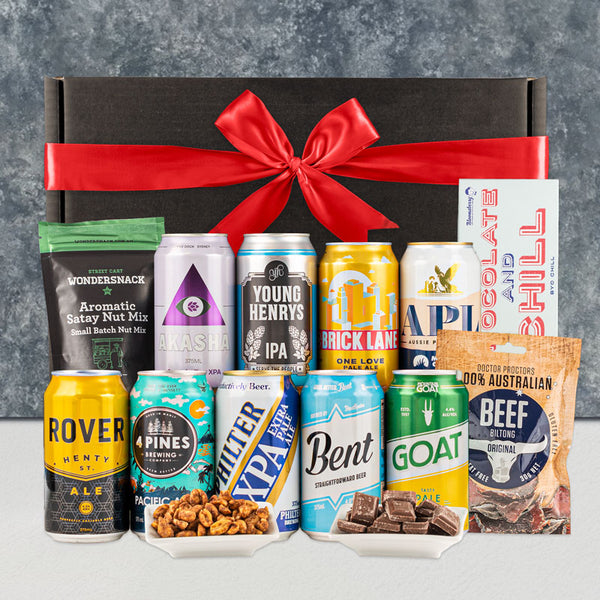 Beer and Snacks Hamper Gift Pack | Australia Wide Delivery