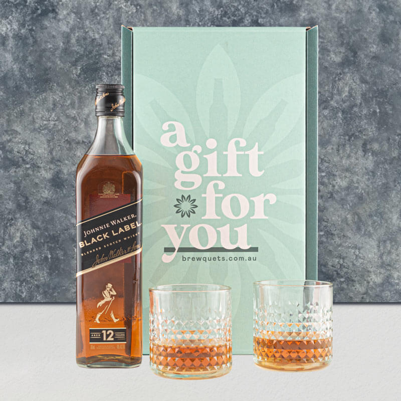Johnnie Walker Black Label Whisky Gift Set | Australia Wide Delivery