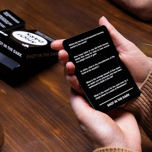 Shot In The Dark Quiz Card Game | Australia