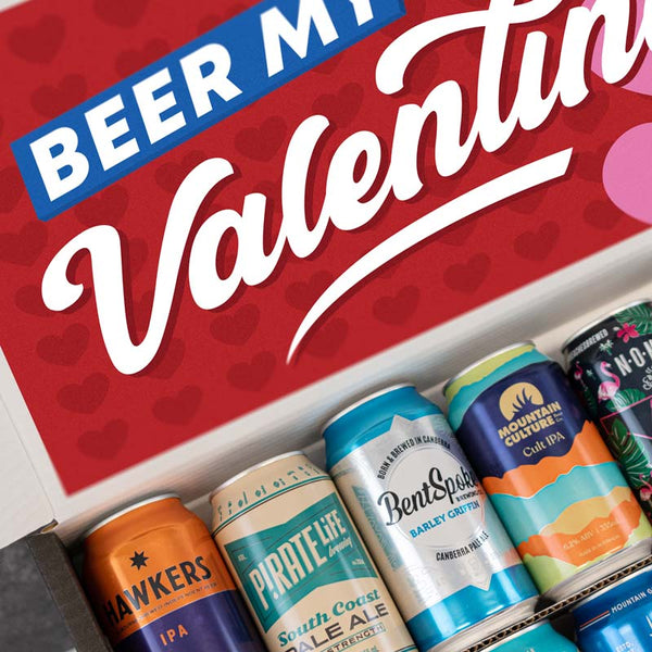 Valentine's Day Dozen Beer Gift Box | Australia Wide Delivery - Brewquets